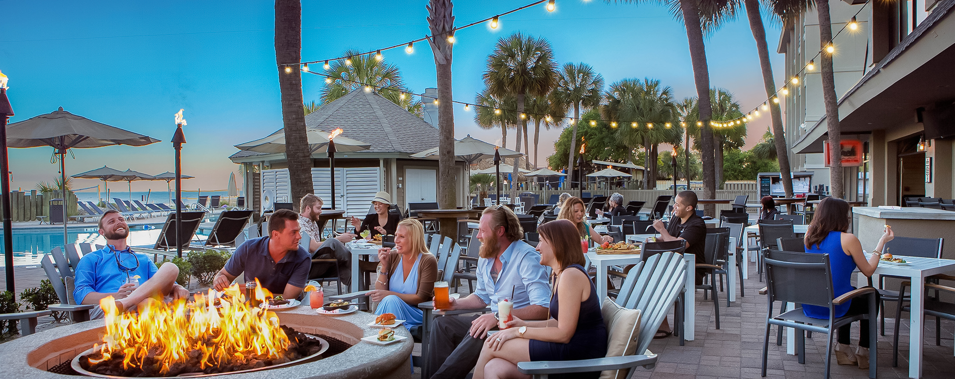 Poolside Dining | Beach House Hilton Head Island
