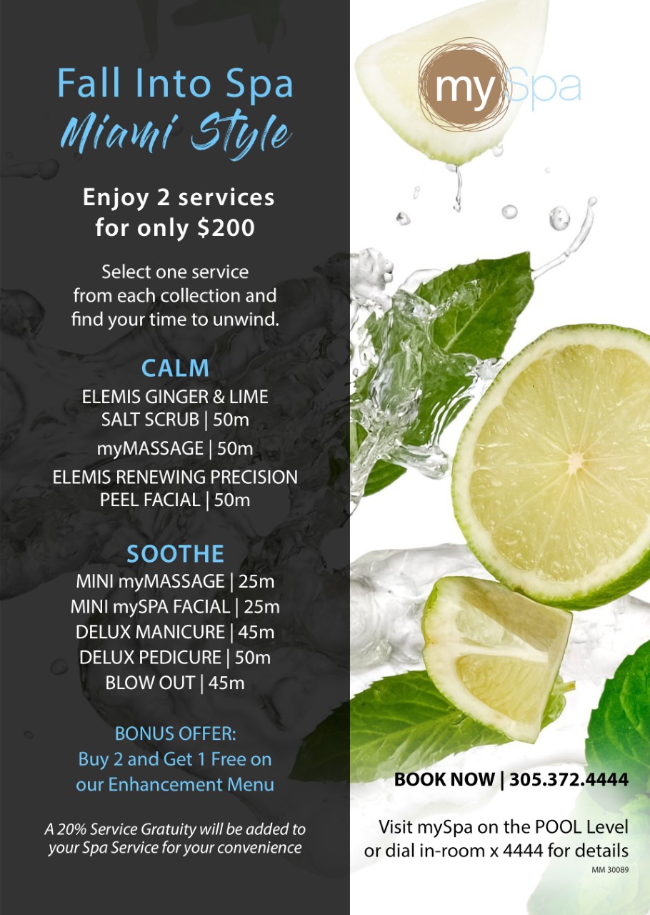 Miami Spa Hotel | mySpa | InterContinental Miami Spa