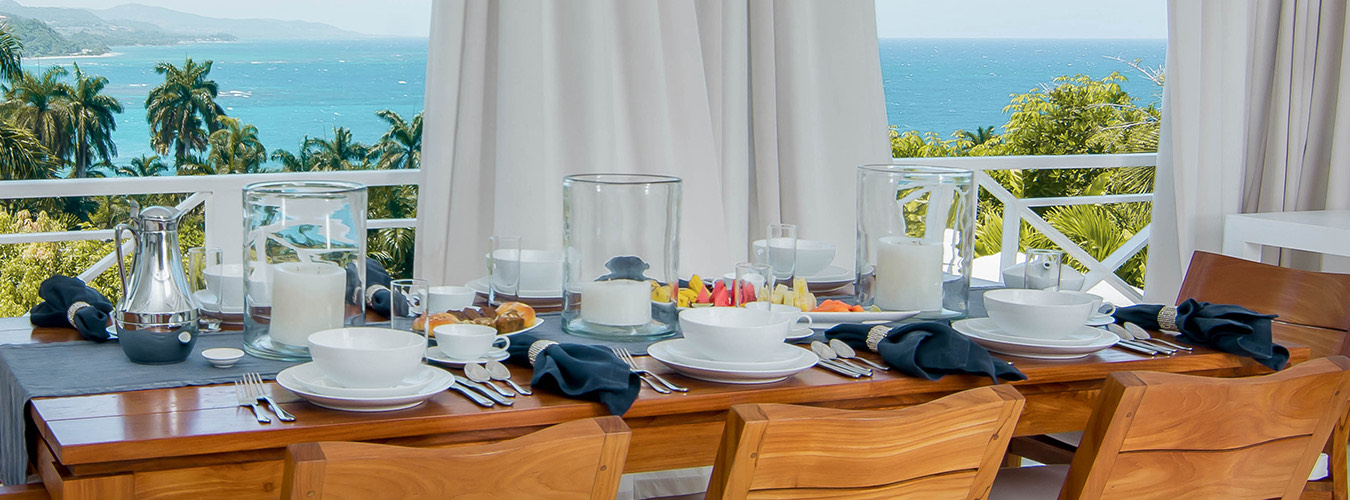 In-Villa Dining | Round Hill Hotel and Villas