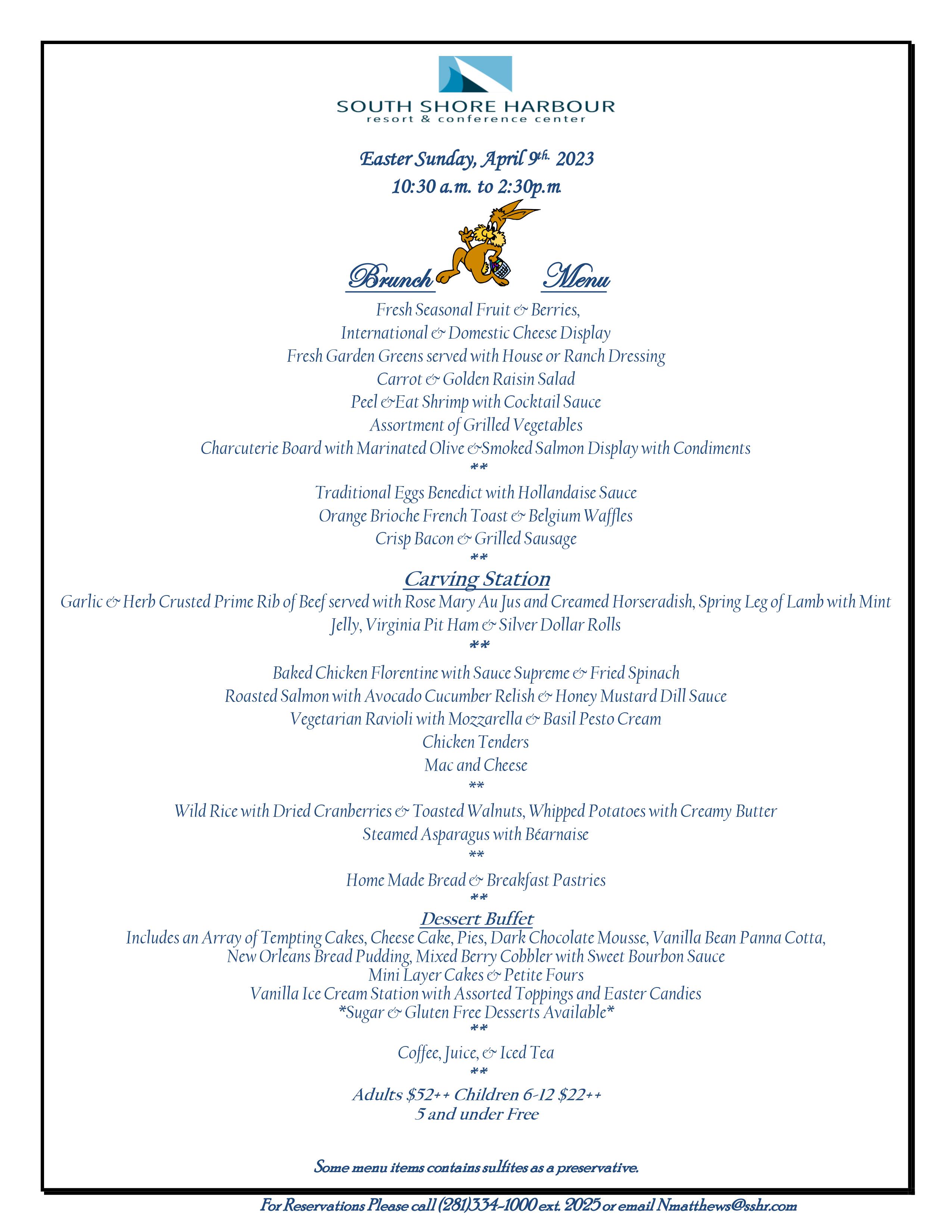 EASTER BRUNCH 2023 South Shore Harbour Resort Conference Center easter-brunch-2023-south-shore-harbour-resort-conference-center